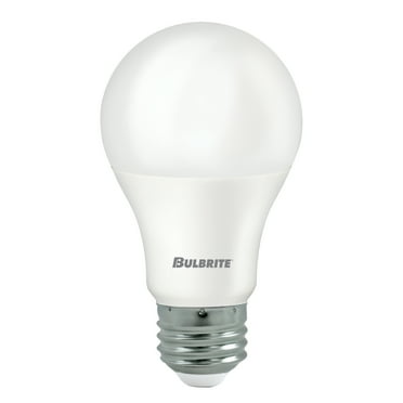 Bulbrite A19 LED 9W (60W Equivalent) Warm White Frosted LED Light Bulb, Energy Saving - Walmart.com