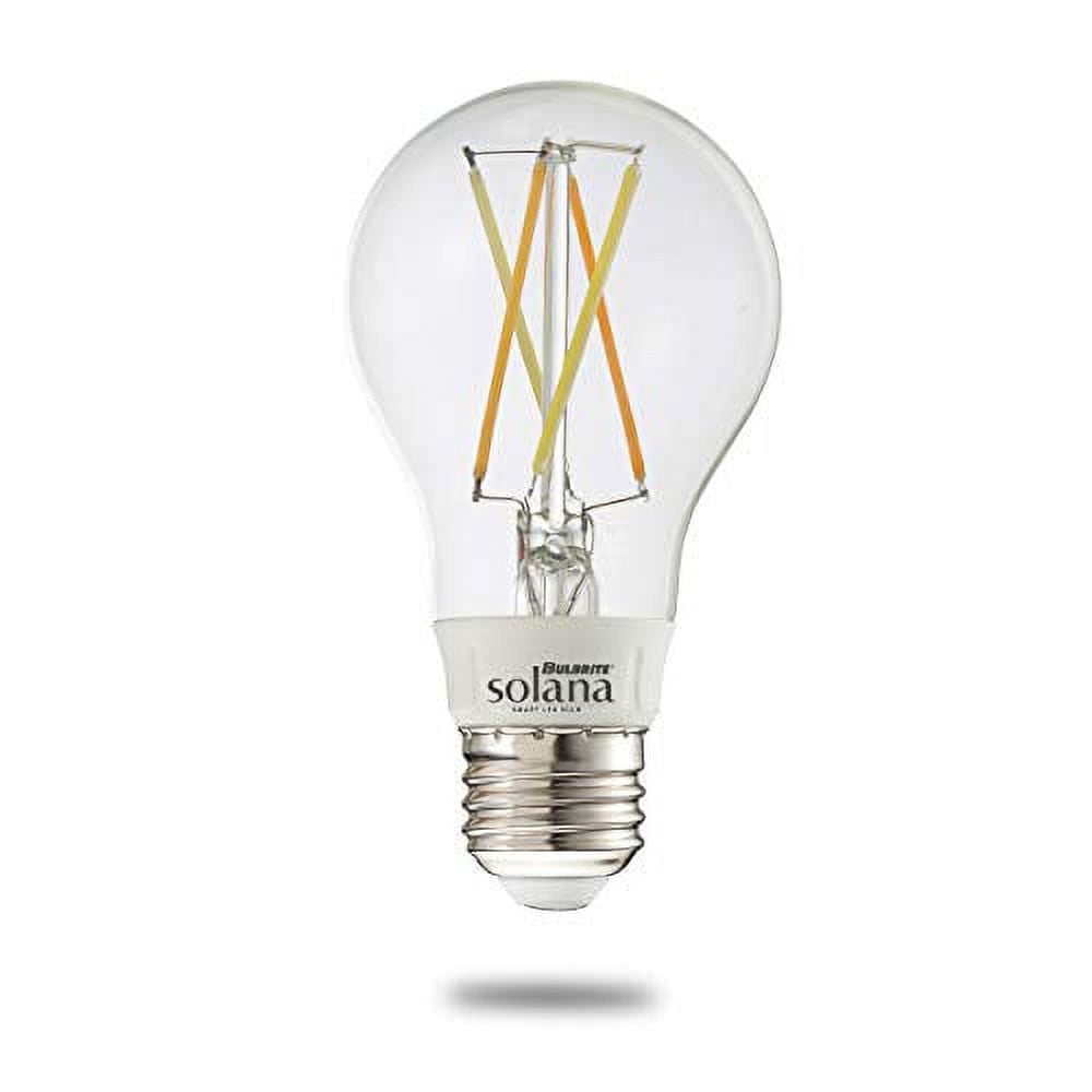 Bulbrite Solana A19 WiFi Connected Edison Filament LED Smart Light Bulb ...