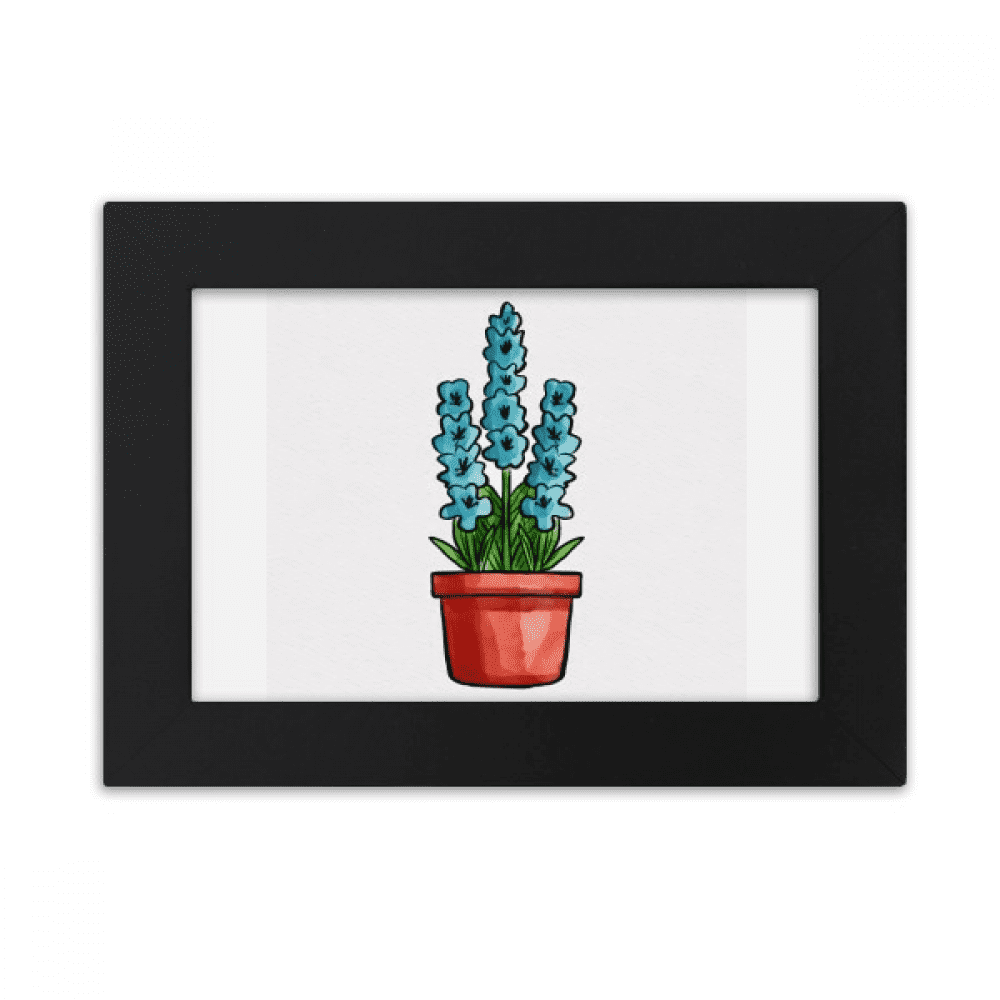 Bule Potted Flower Art Deco Fashion Desktop Photo Frame Ornaments ...