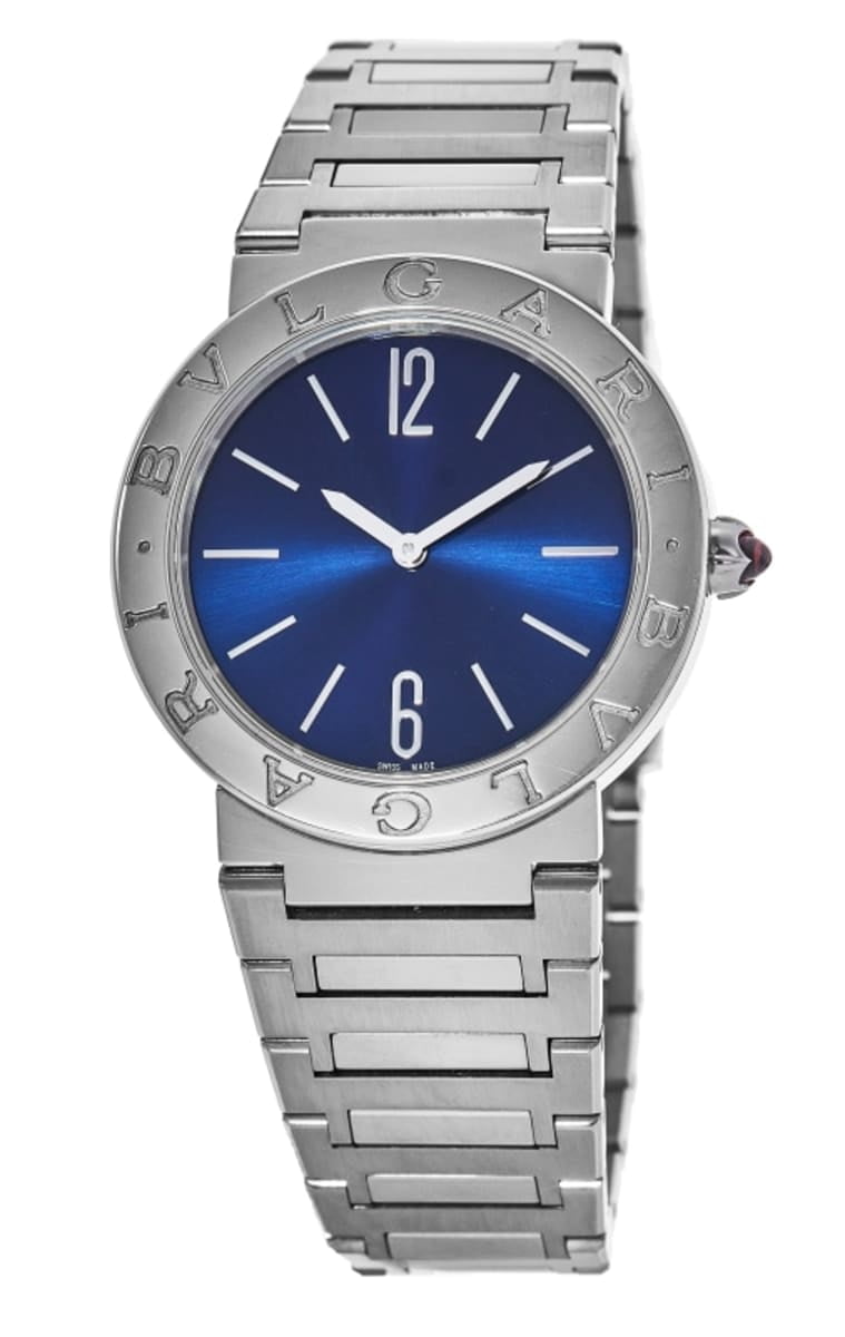 Bulgari Bulgari Blue Dial Steel Women's Watch 103201 - Walmart.com