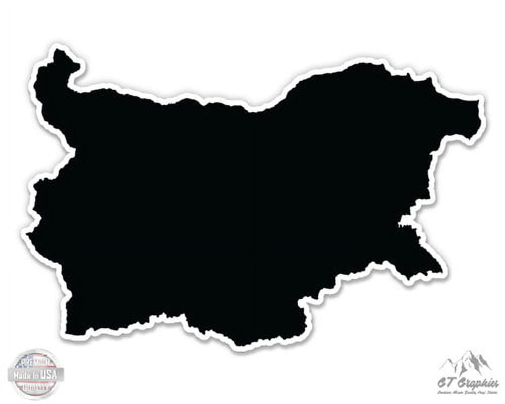 Bulgaria - 5" Vinyl Sticker - For Car Laptop I-Pad - Waterproof Decal ...