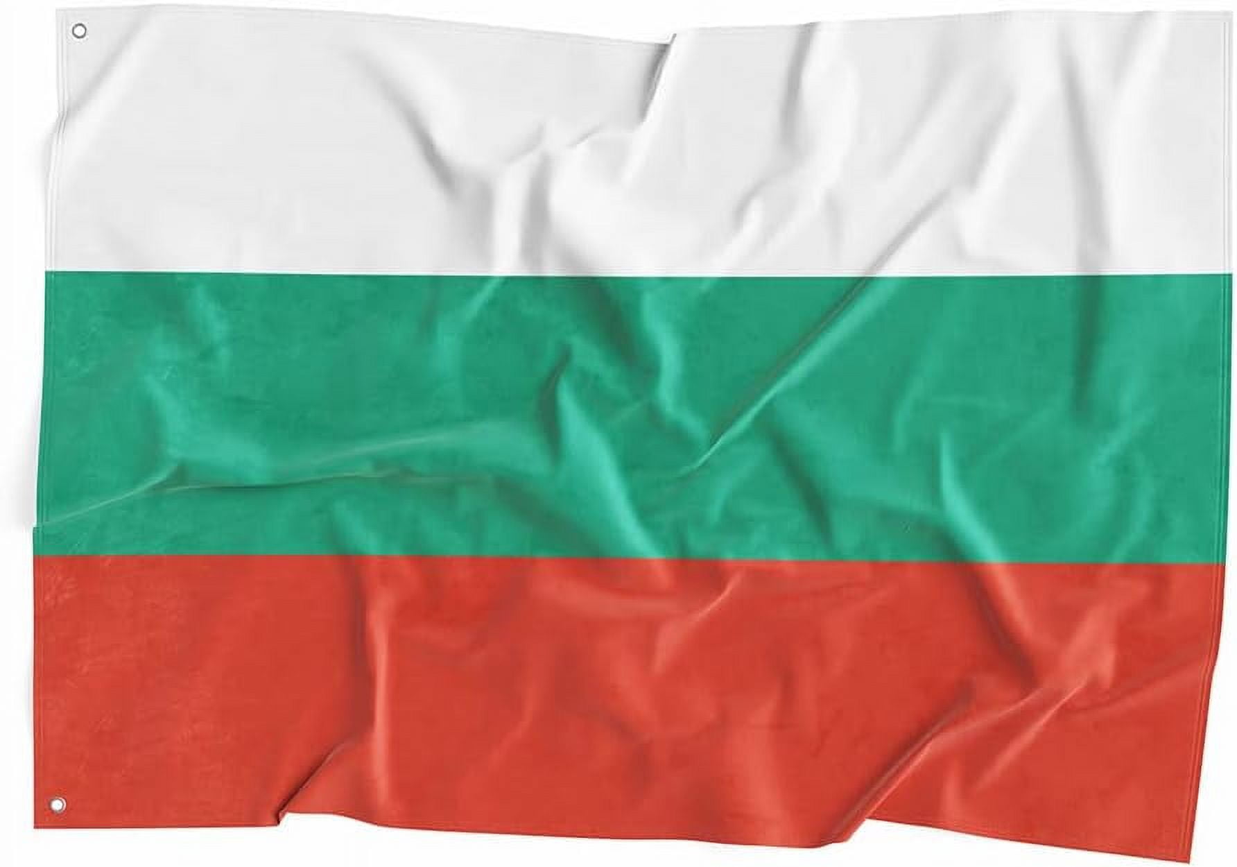 Bulgaria National Flag Polyester Fiber 3x5 Feet Flag, Bright Colors And ...