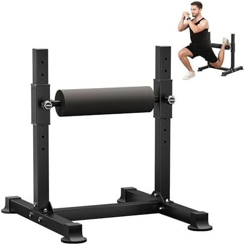 Bulgarian Split Squat Stand, Single Leg Squat Roller with 8 Adjustable ...