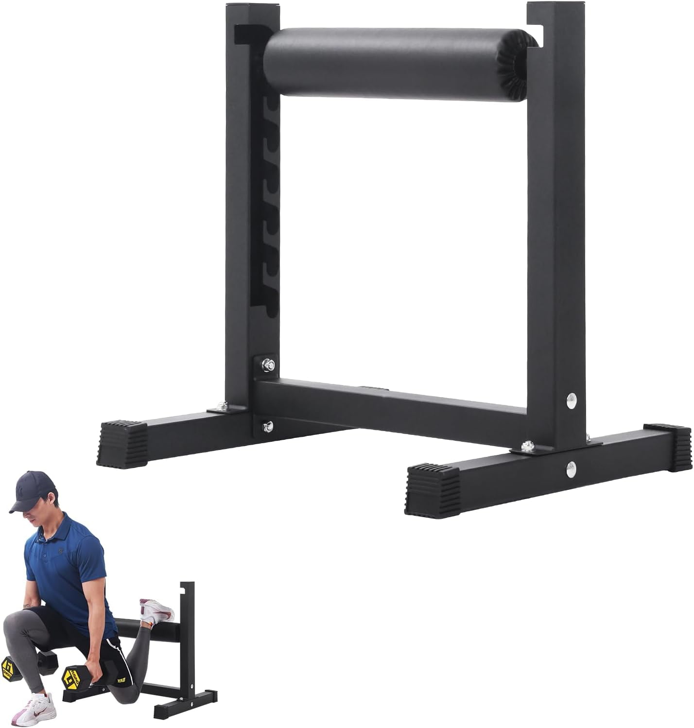 Bulgarian Split Squat Stand, Single Leg Squat Stand with 7 Adjustable ...