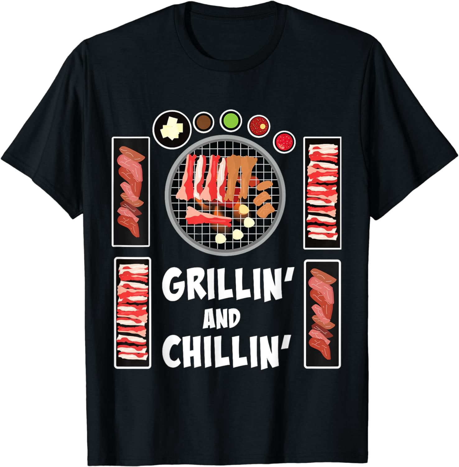 Bulgogi Dwaeji Galbi Korean Barbecue Hangul KBBQ T-Shirt - Walmart.com