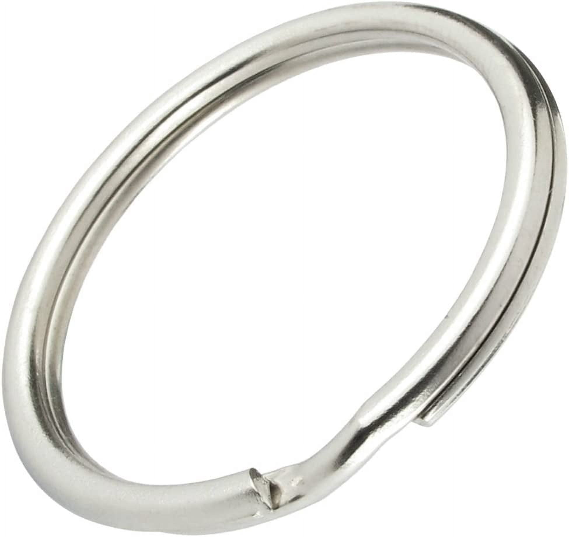 Bulk 100 Pack - 1" Key Rings - Heat Treated Heavy Duty & Durable ...