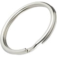 Bulk 100 Pack - 1" Key Rings - Heat Treated Heavy Duty & Durable ...