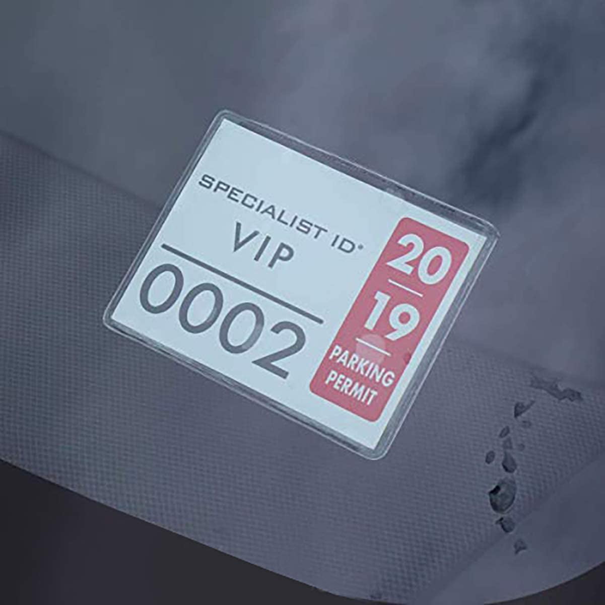 Bulk 100 Pack - Parking Permit Holder for Car Windshield - Clear ...