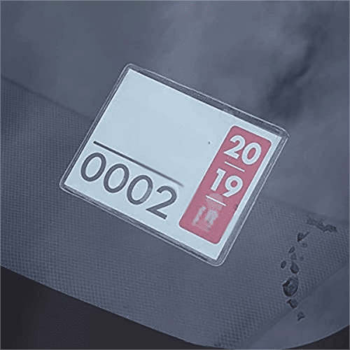 Bulk 100 Pack - Windshield Parking Permit Holder - Clear Adhesive Tag ...