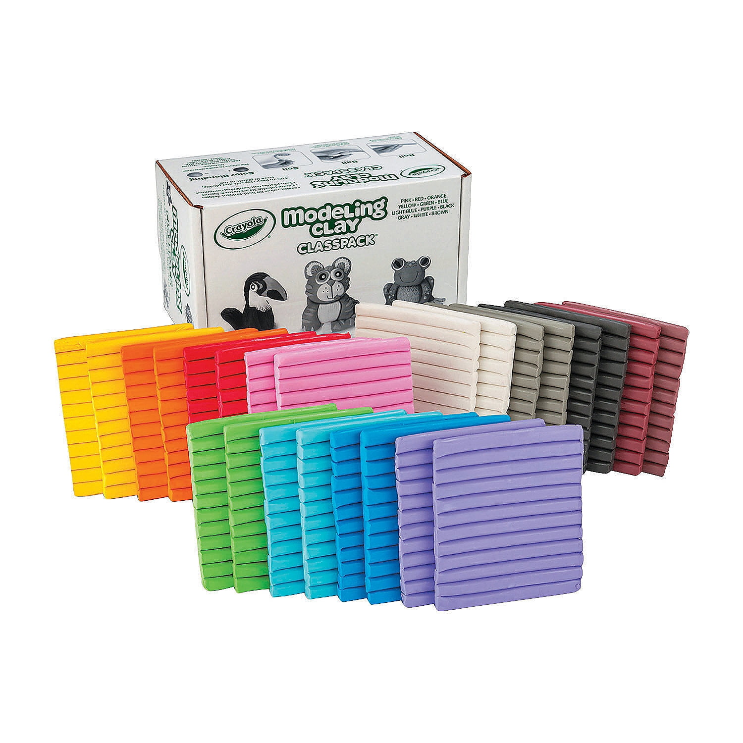 Bulk 24 piece Crayola Modeling Clay Classpack - Walmart.com