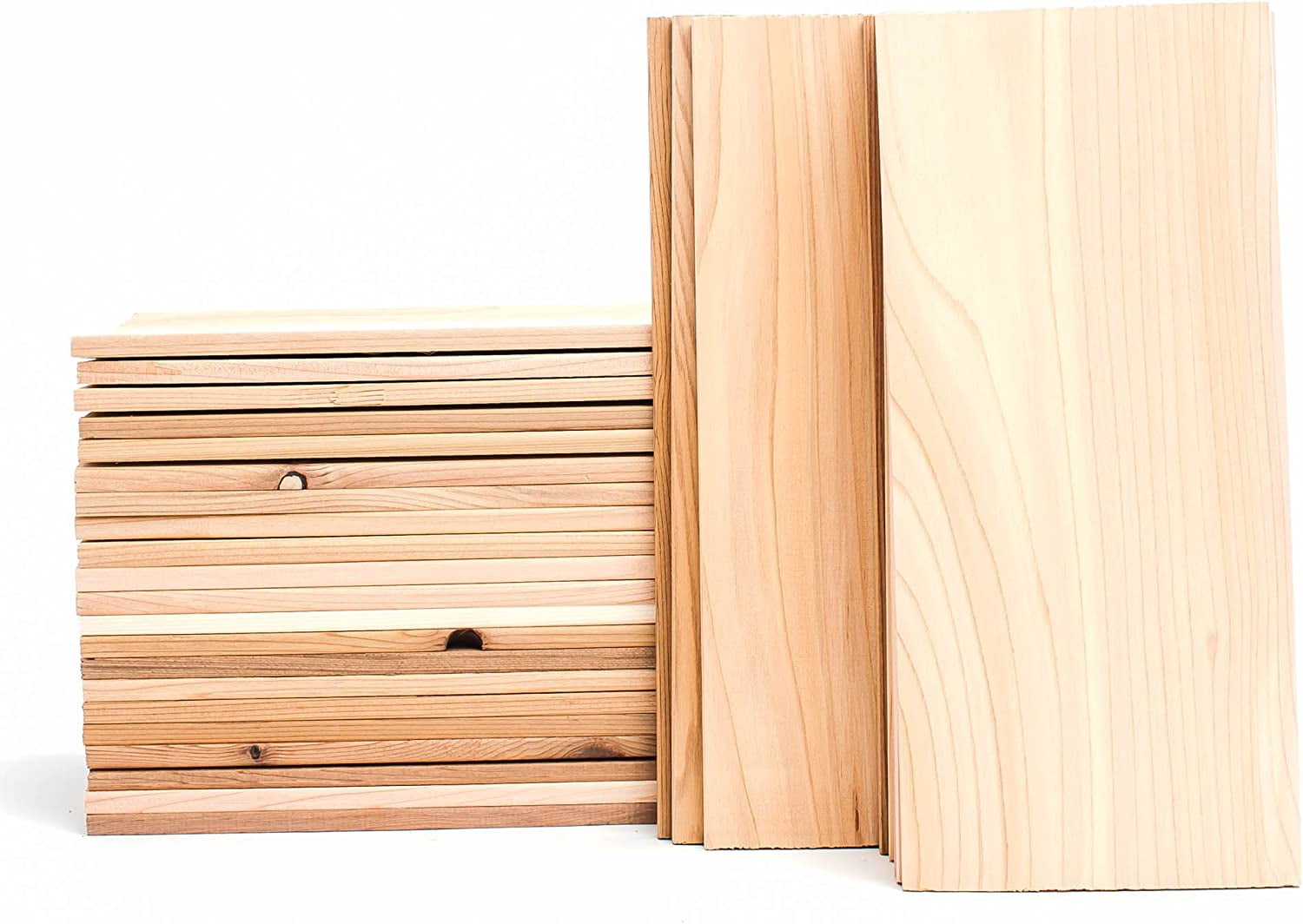 Bulk 30 Pack Cedar Grill Planks - 5x11 for Salmon, Chicken, Fruits ...
