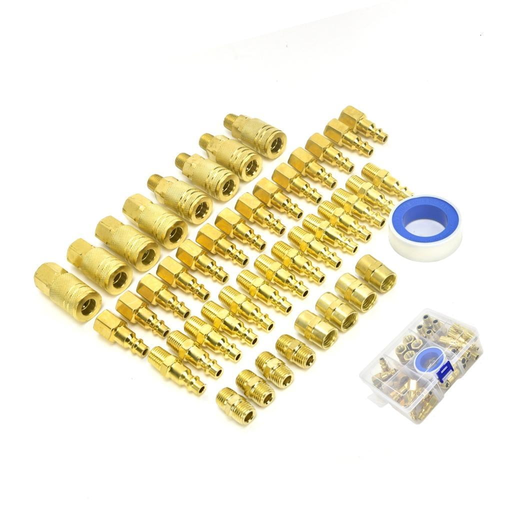 Bulk 45pc Bronze Varnished Pipe Couplings Fast Link Plan For Air ...