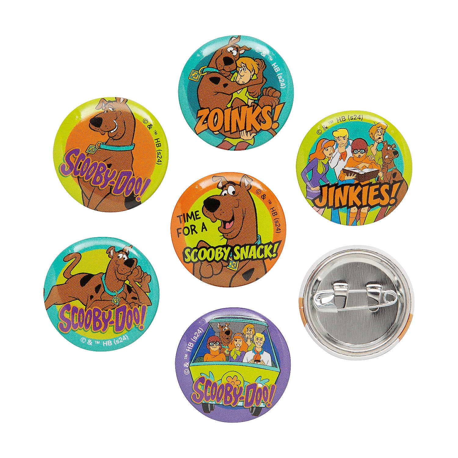 Bulk 48 Pc. Mini Scooby-Doo! Buttons - Walmart.com