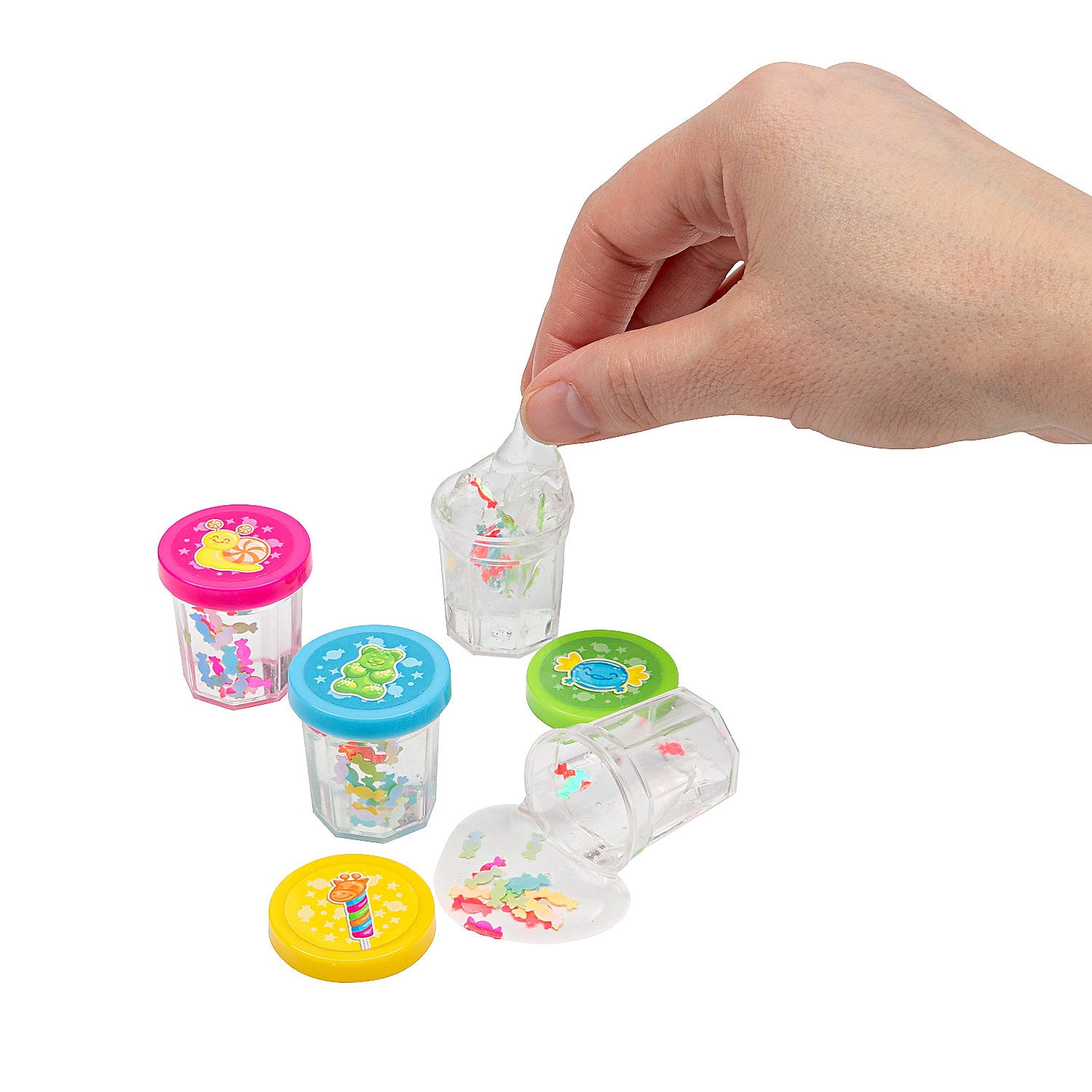 Bulk 48 Piece Mini Glitter Candy Critters Putty - Walmart.com