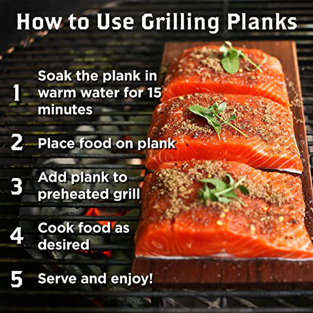 Bulk 50-Pack 5" x 7" Western Cedar Grilling Planks Perfect Quantity for ...