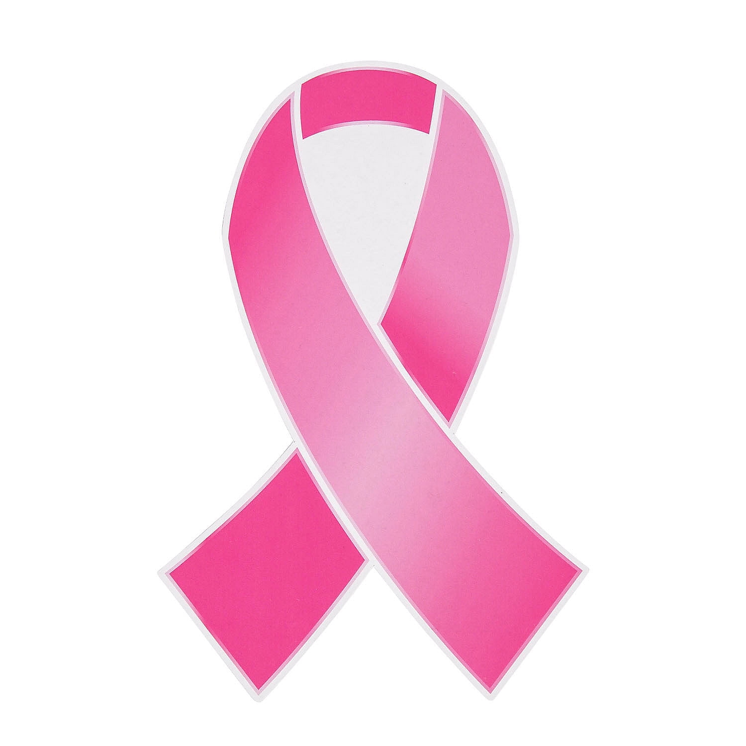 Bulk 50 Piece Pink Ribbon Cutouts - Walmart.com