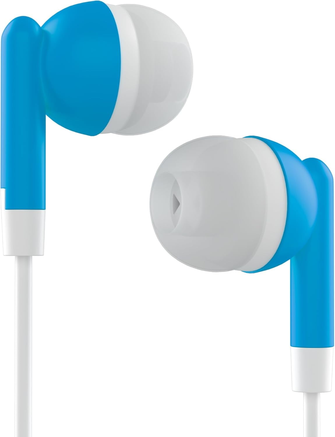 Bulk 500 Pack Blue Earbuds with Microphone, Noise Isolating In-Ear ...