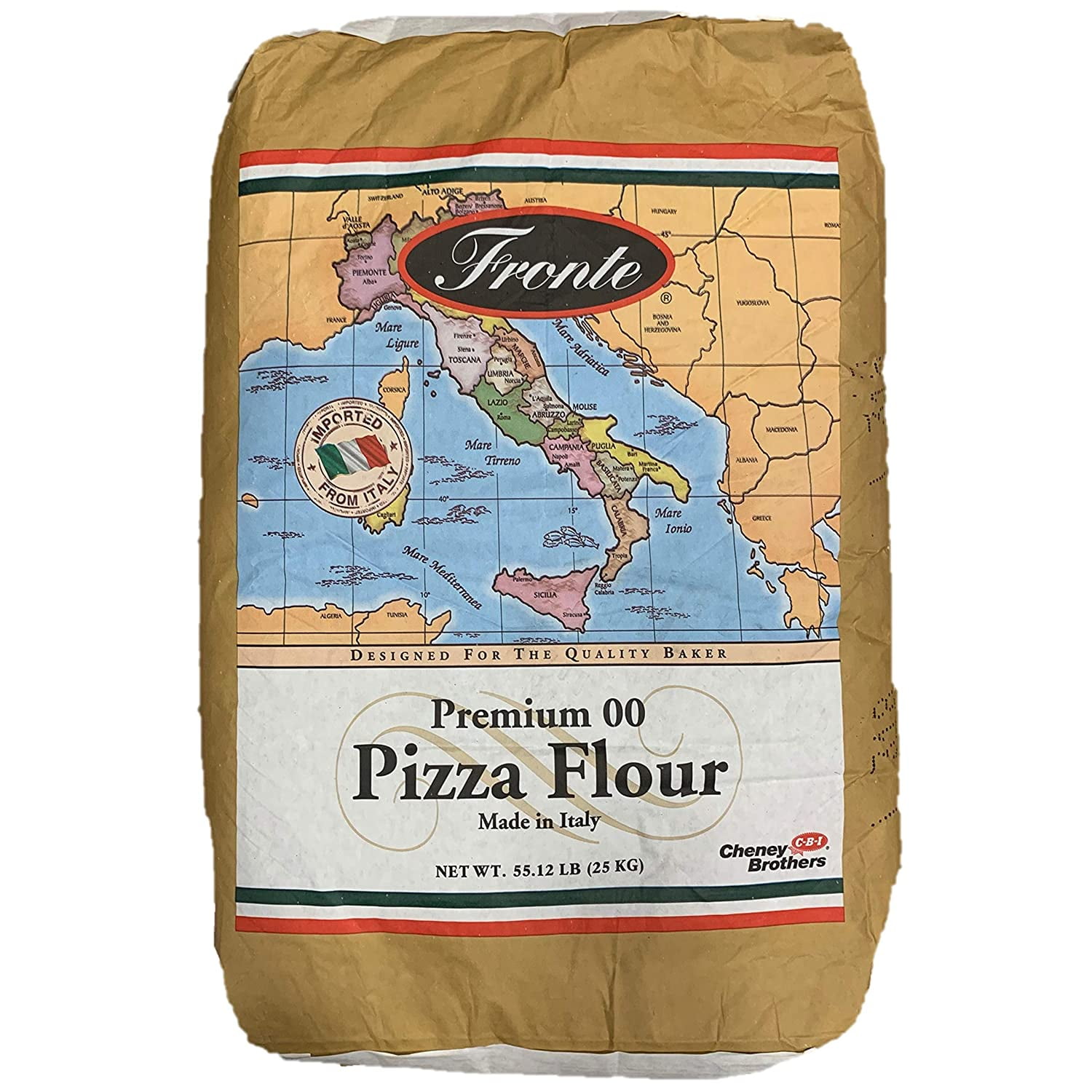 Bulk 55 Lbs, All Purpose, All Natural "00" Flour for Pizza, Pasta, and ...