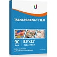 Bulk 90 Sheets Printable Transparency Film Acetate Clear Sheets for ...