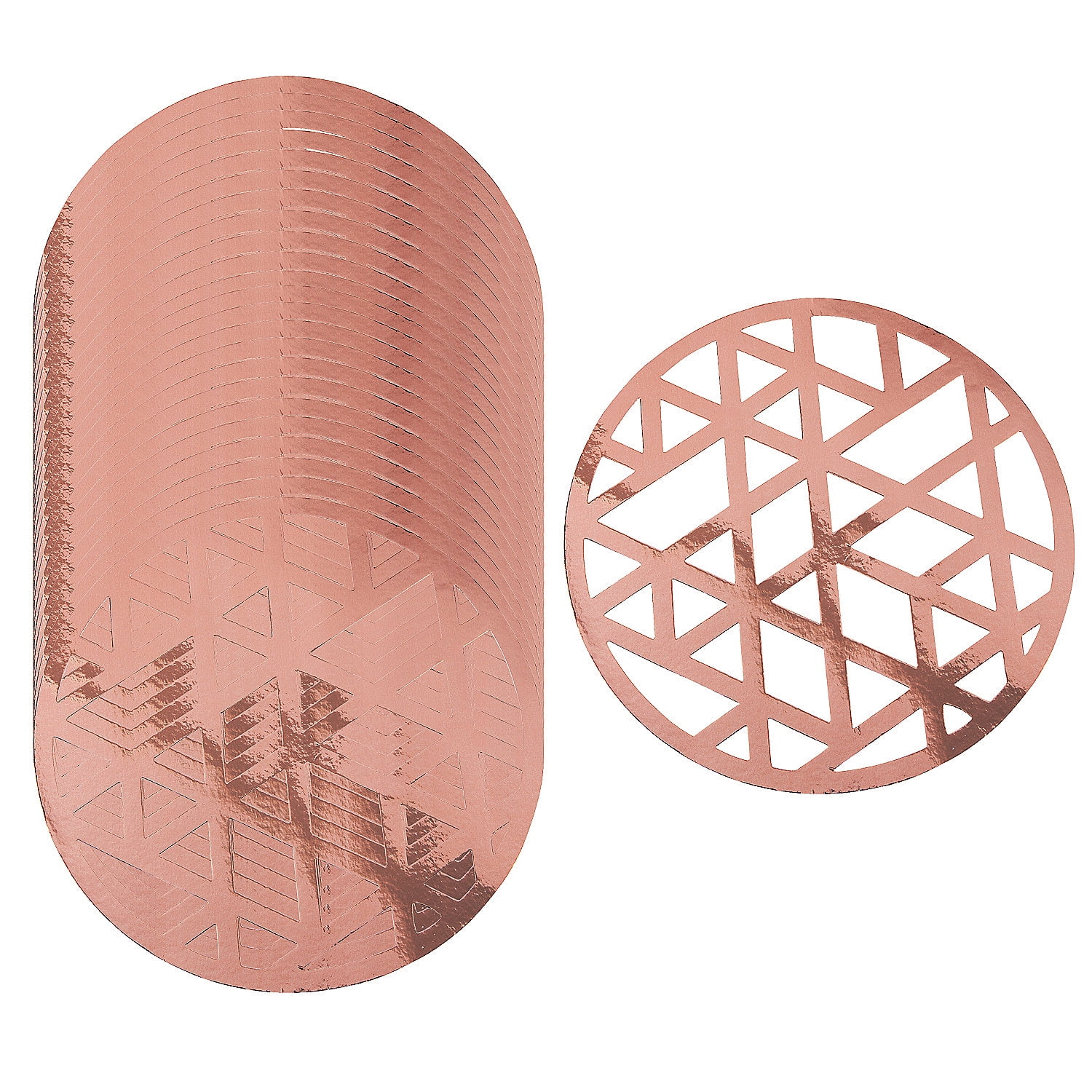 Bulk 96 Pieces Rose Gold Laser-Cut Chargers - Walmart.com
