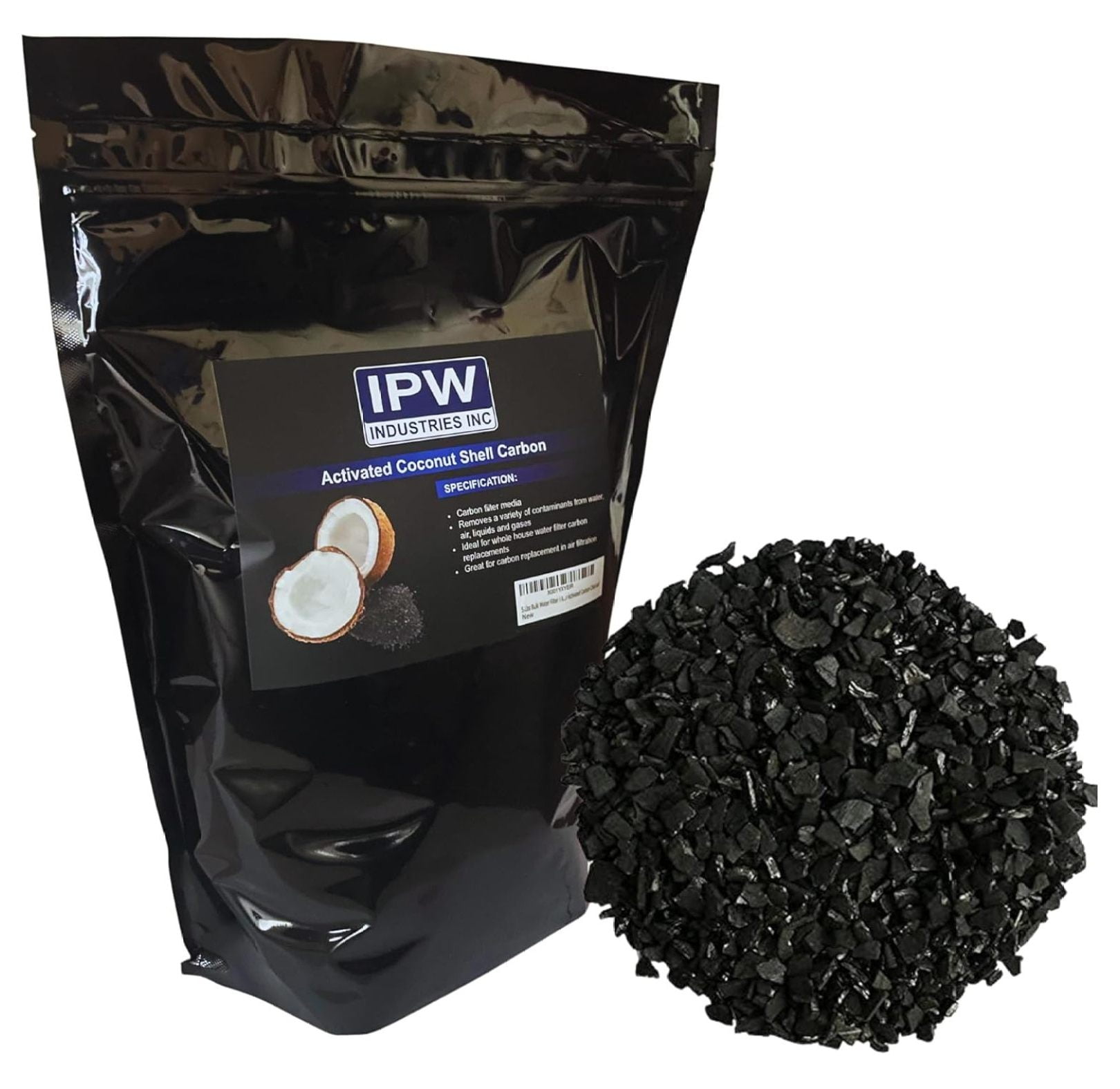 . Bulk Activated Carbon for Aquarium & Water Filtration, 4x8 Mesh ...