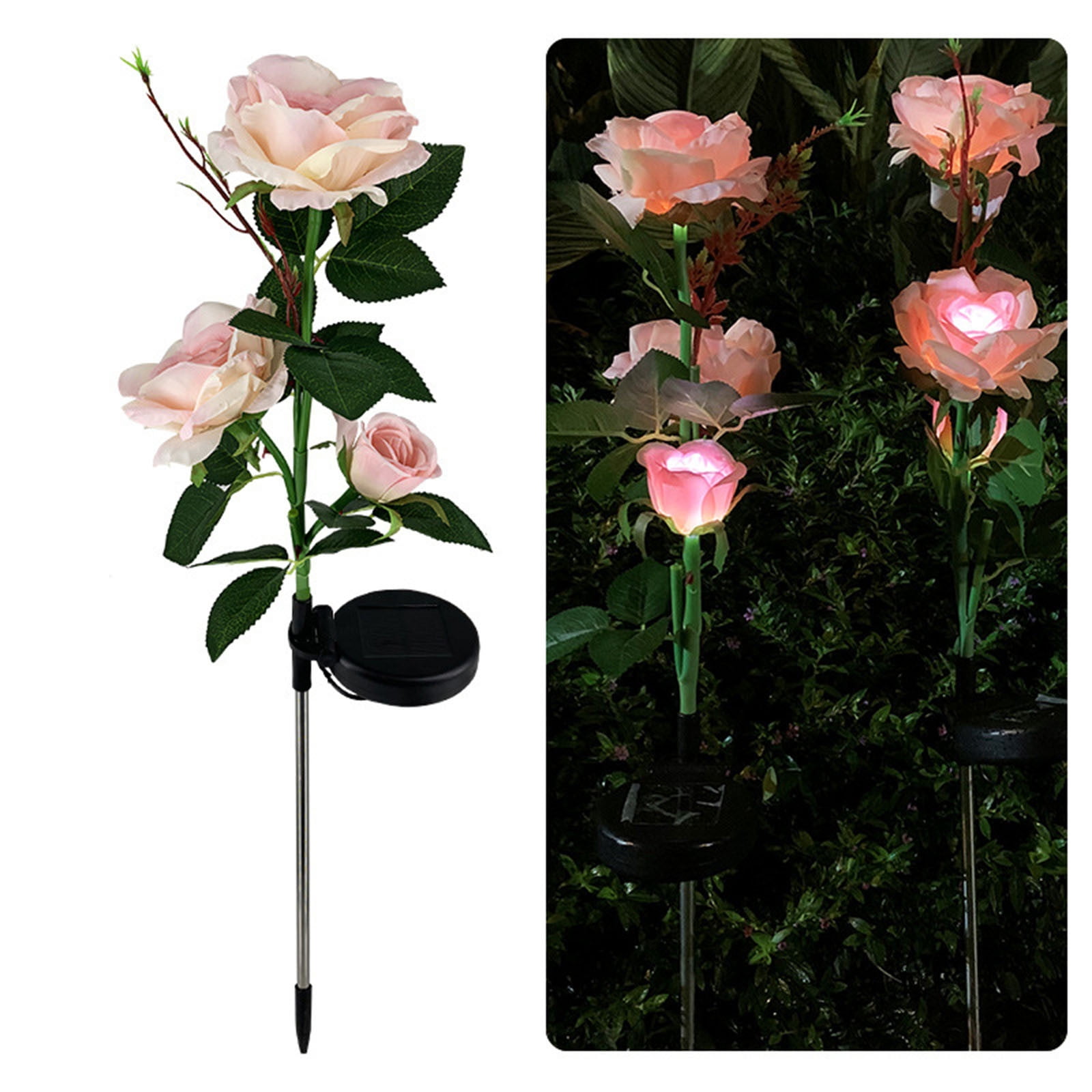 Bulk Artificial Rose Petals For Events,3 Head Solar Led Decorative ...