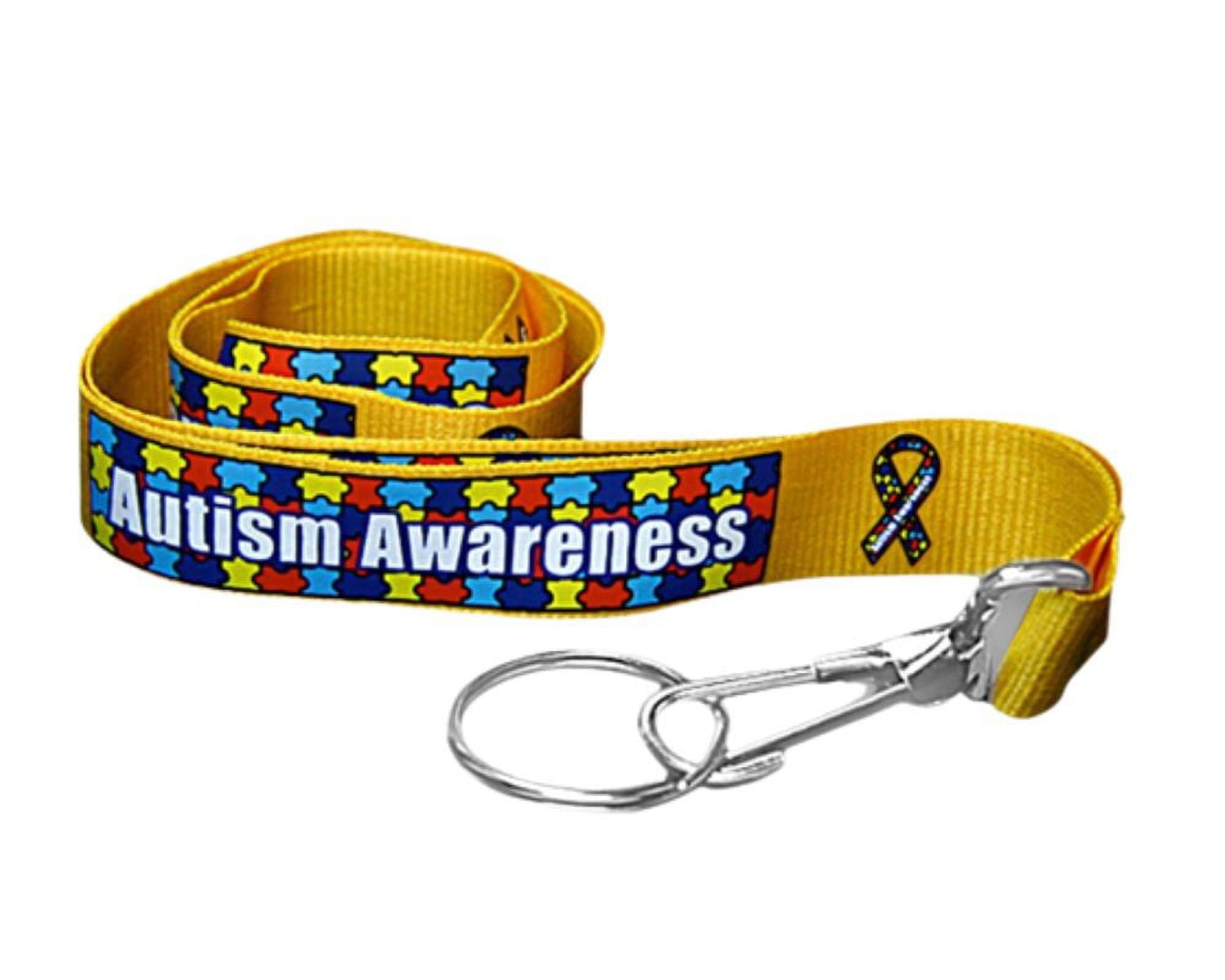 Bulk Autism Ribbon Awareness Lanyards (25 Lanyards) - Walmart.com