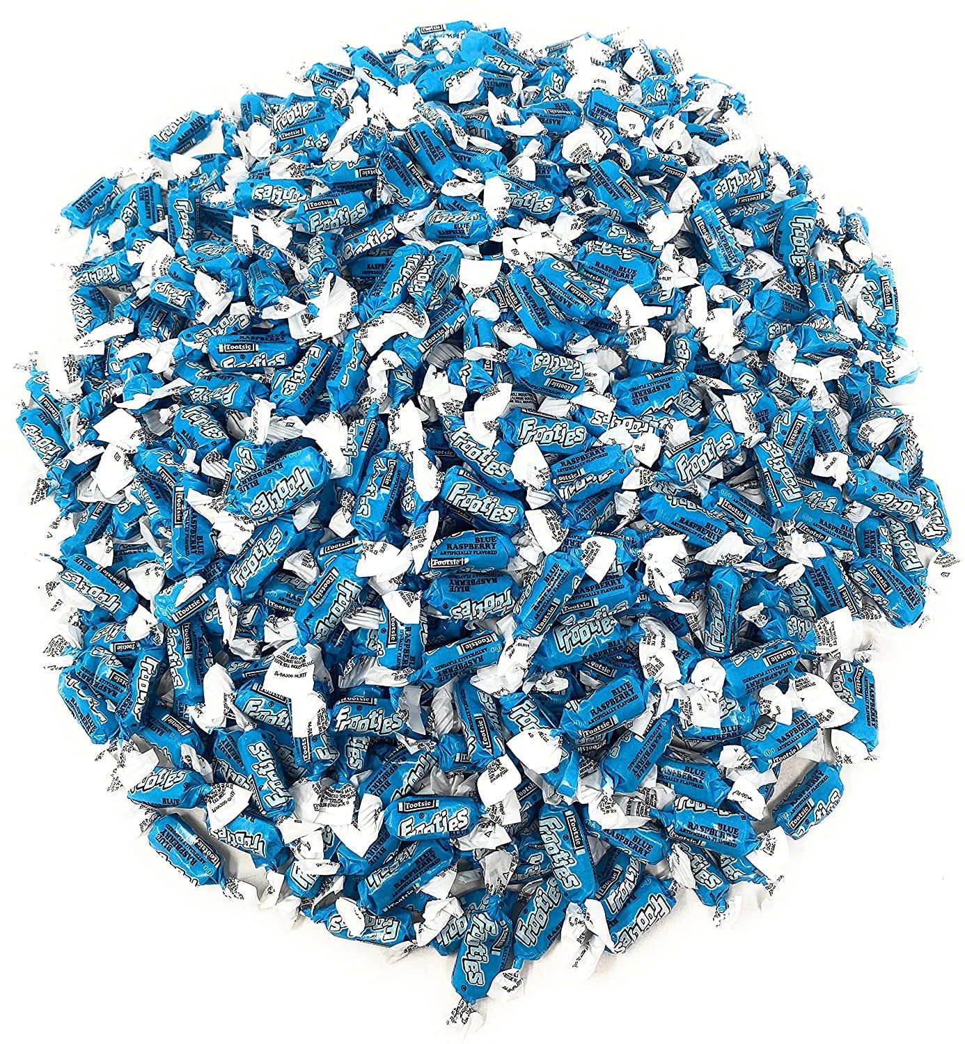 Bulk Blue Raspberry Flavor Tootsie Roll Frooties Chewy American Taffies ...