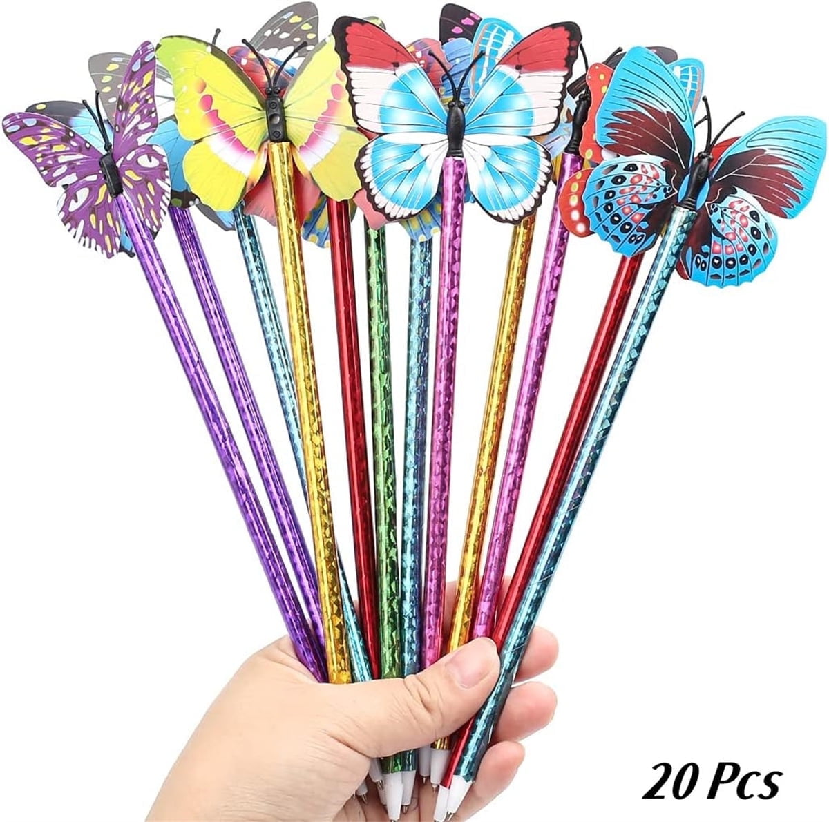 Bulk Butterfly Pens 20 Pcs,0.5MM Craft Ballpoint Pens,Fashionable ...