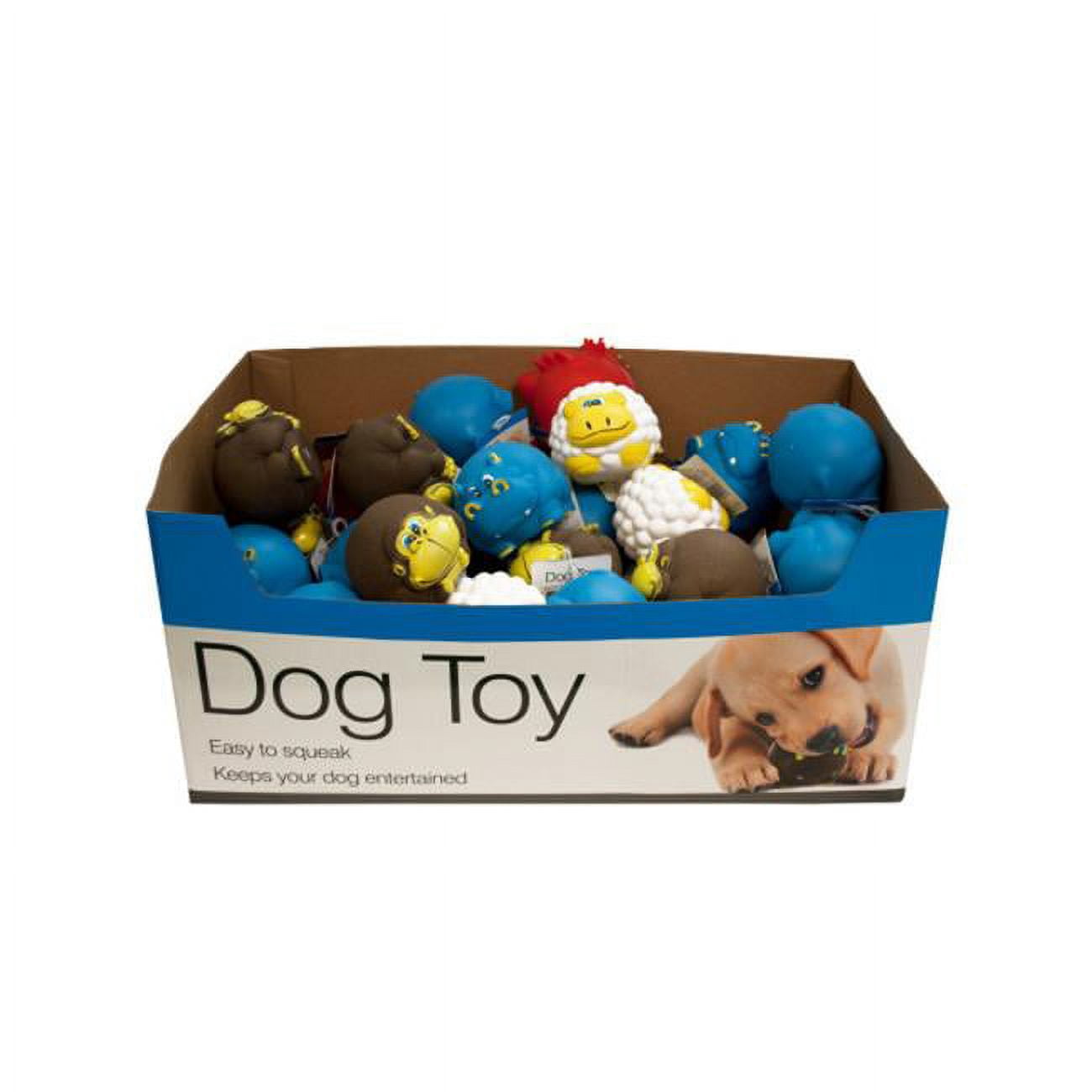 Bulk Buys Animal Characters Dog Squeak Toys -Pack of 48 - Walmart.com