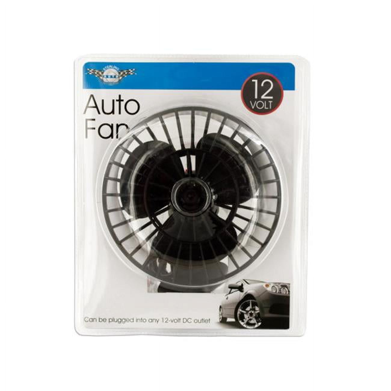 Bulk Buys OL413-1 12V Auto Fan with Suction Cup - Walmart.com