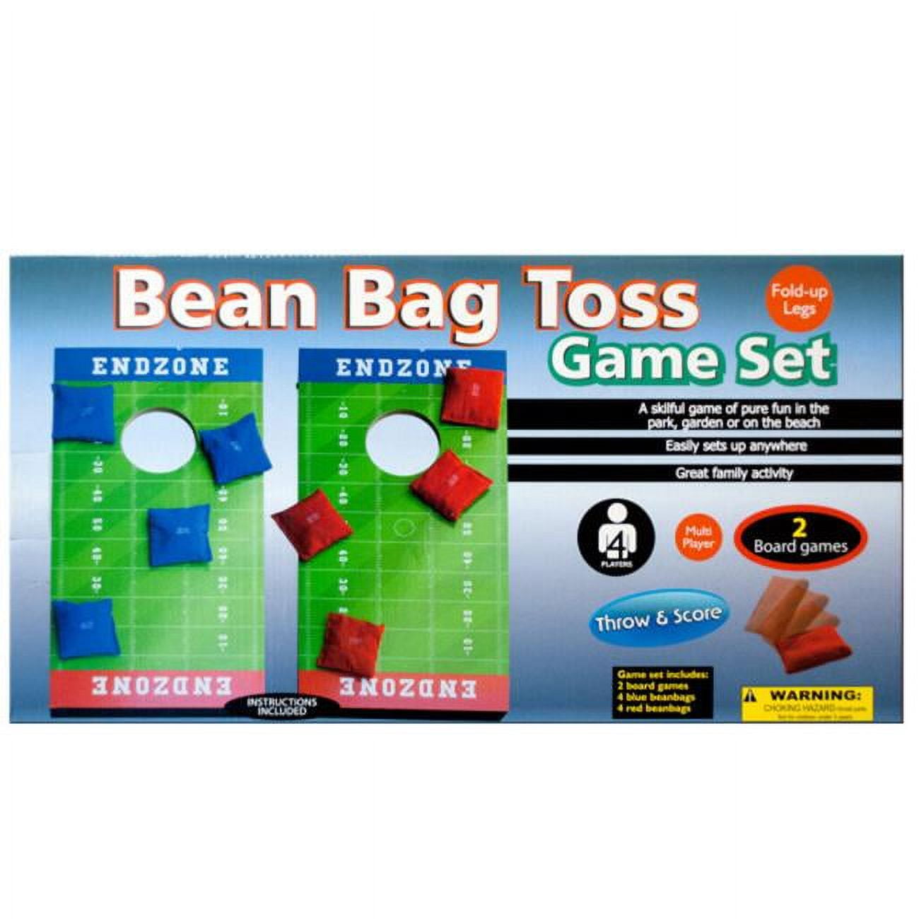 Bulk Buys OS187-2 Toss N Score Bean Bag Toss Game Set - 2 Piece -Pack ...