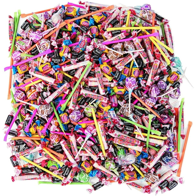 Bulk Candy Assortment, 1,000 Pieces, 9 lbs, Individually Wrapped for ...