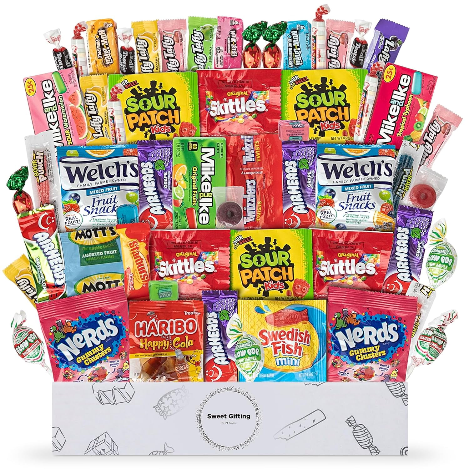 Bulk Candy Box Variety Pack - 60+ Pcs Candy Gift Basket Individually ...