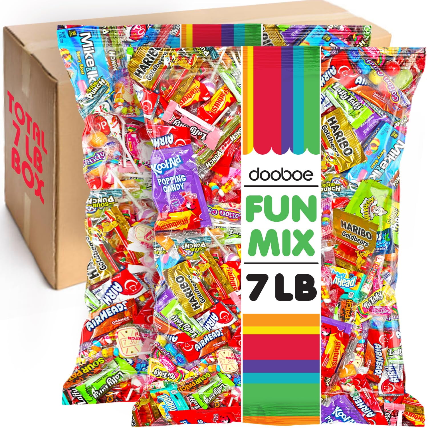 Bulk Candy Individually Wrapped - 7 Pounds - Holiday Large Bag of Candy ...