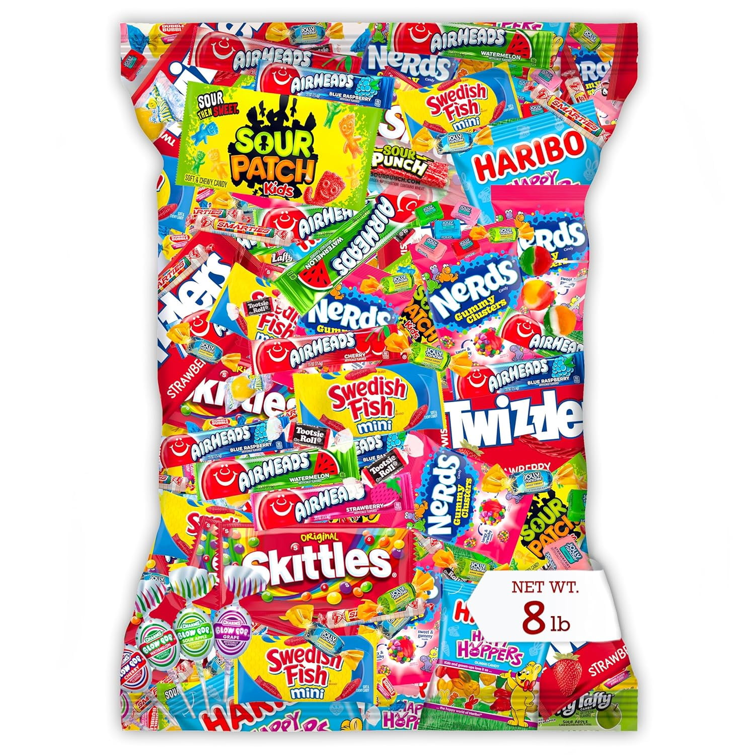Bulk Candy Variety Pack - 8 lb Candy - Candy Bulk Individually Wrapped ...
