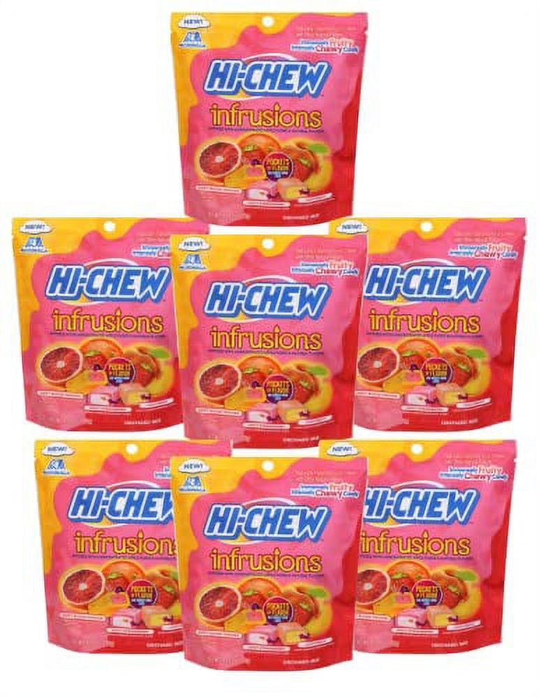 Bulk Case Hi-Chew Fantasy Mix, Fruit Plus, Reduced Sugar, Infrusions ...