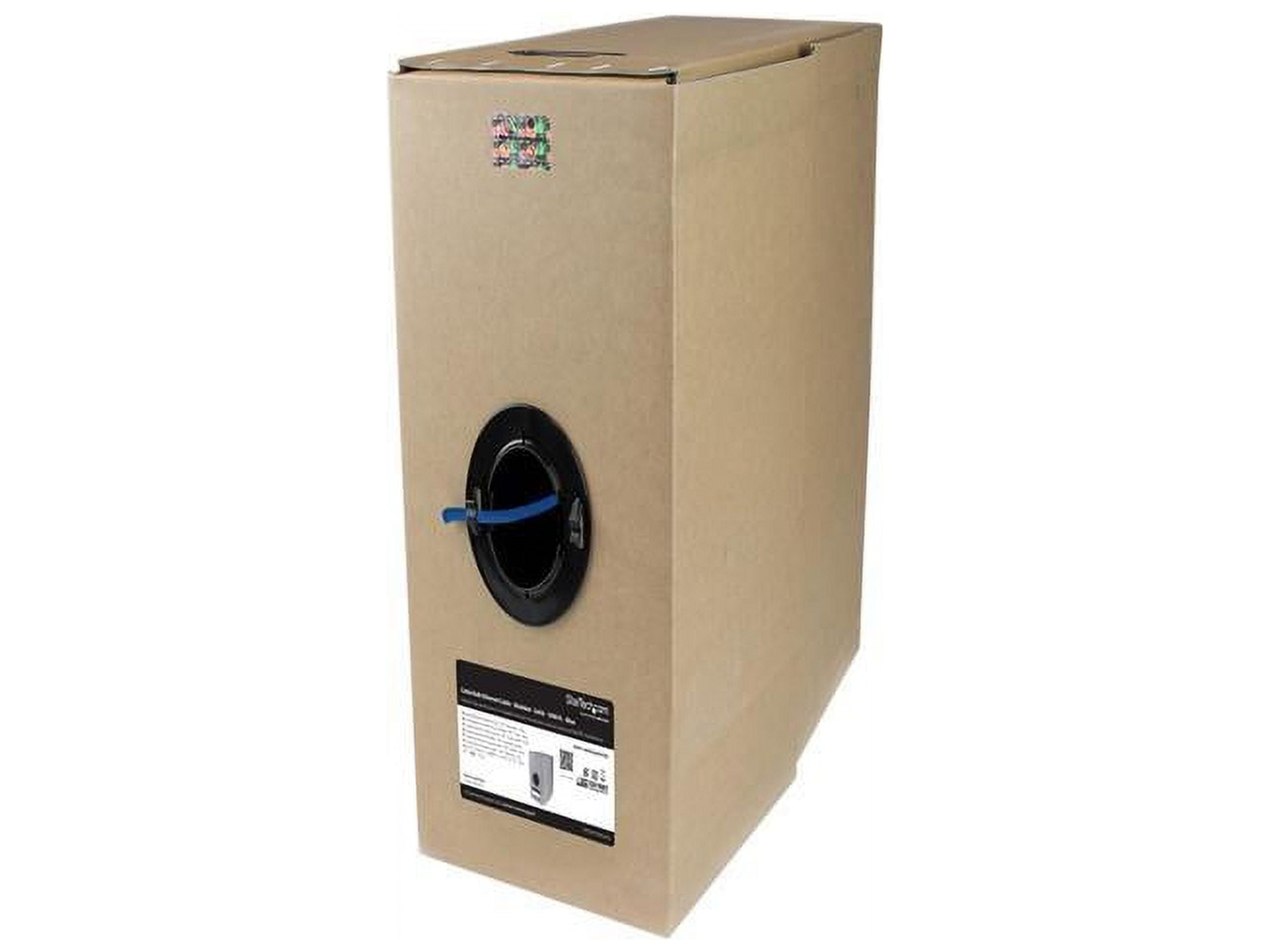 Bulk Cat6a Cable - Blue - 1000 ft - Solid - CMR-Rated - Gigabit ...