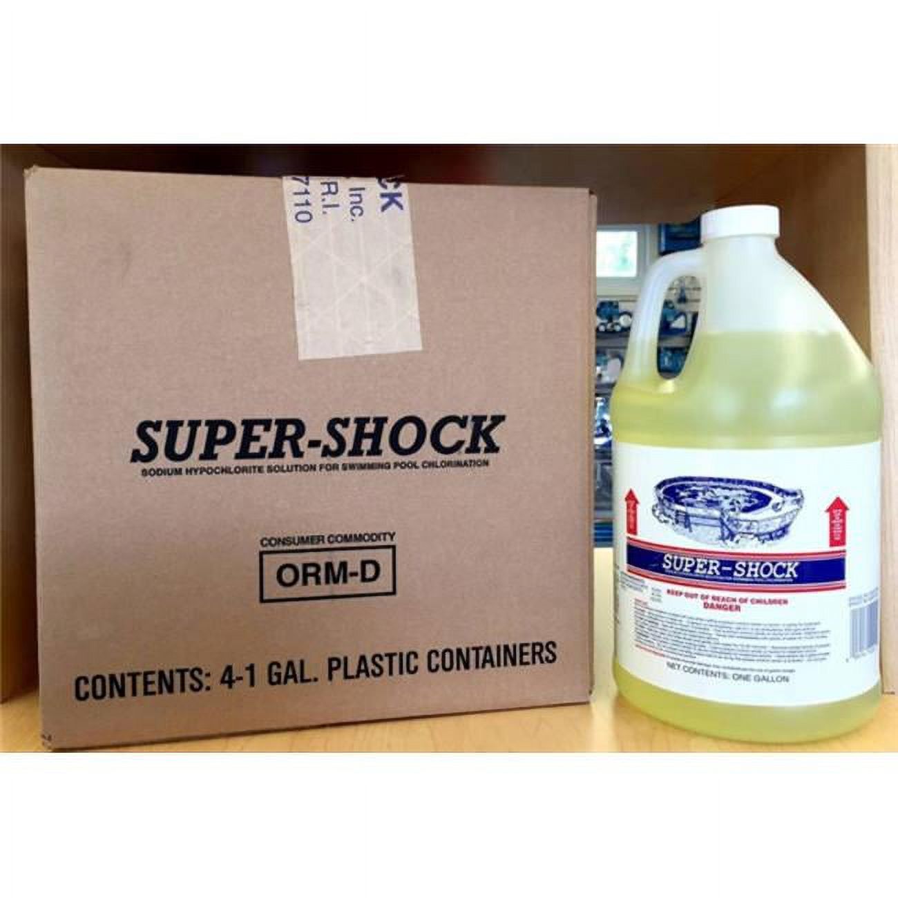 Bulk Chemical Products CL41 1 gal Super Shock - Case of 4 - Walmart.com