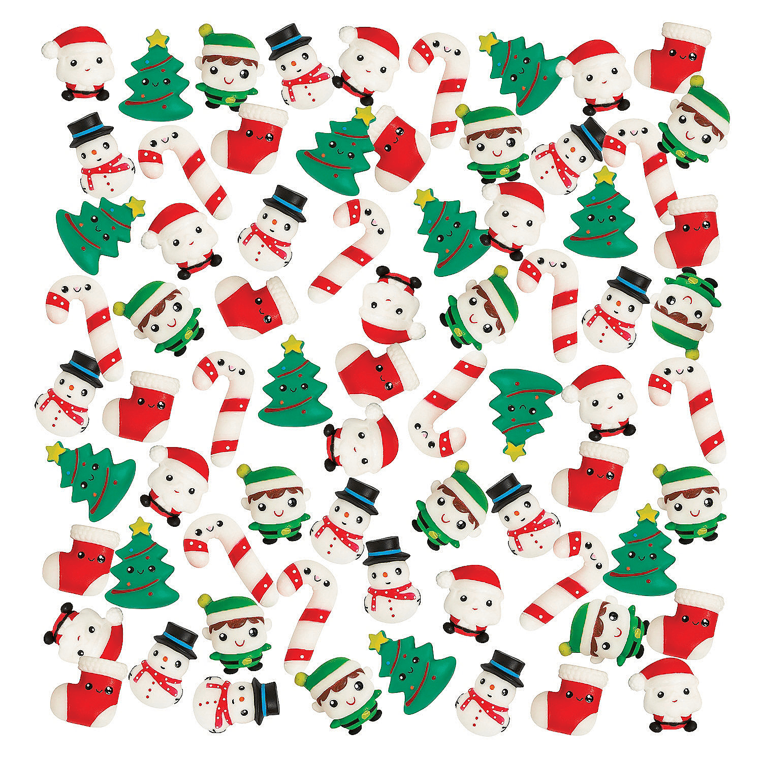 Bulk Christmas Character Mochi Squishies, Toys, Christmas, 72 Pieces ...