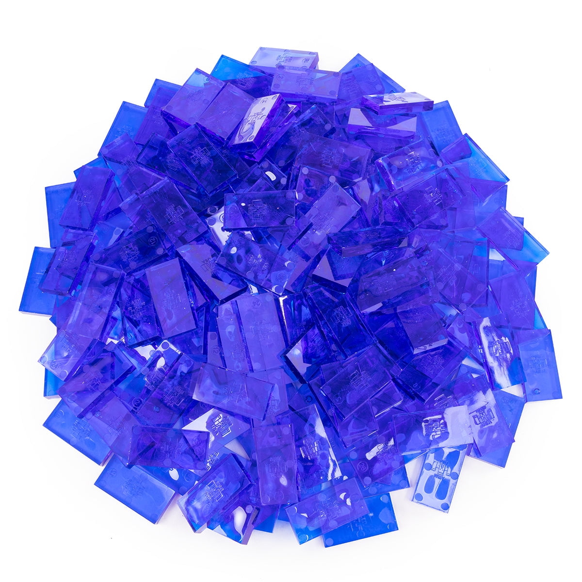 Bulk Dominoes - Clear Blue - 100pcs - Walmart.com