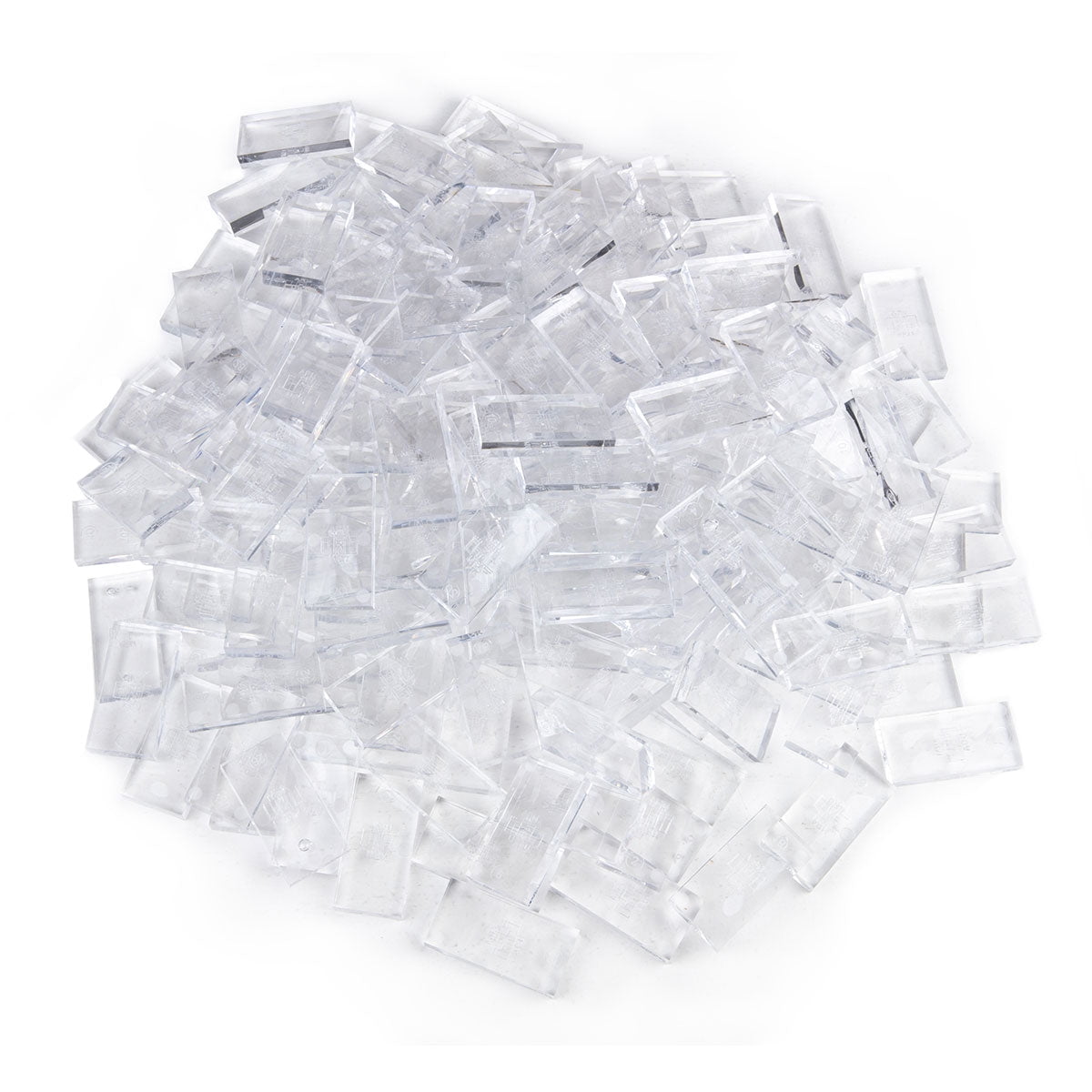 Bulk Dominoes - Clear Dominoes - 100pcs - Walmart.com