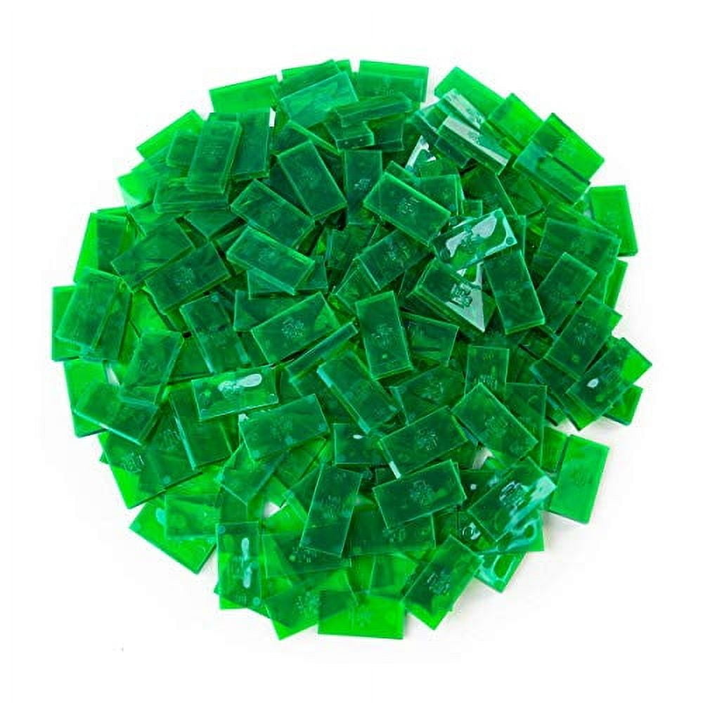 Bulk Dominoes - Clear Green Emerald - 100pcs - Walmart.com