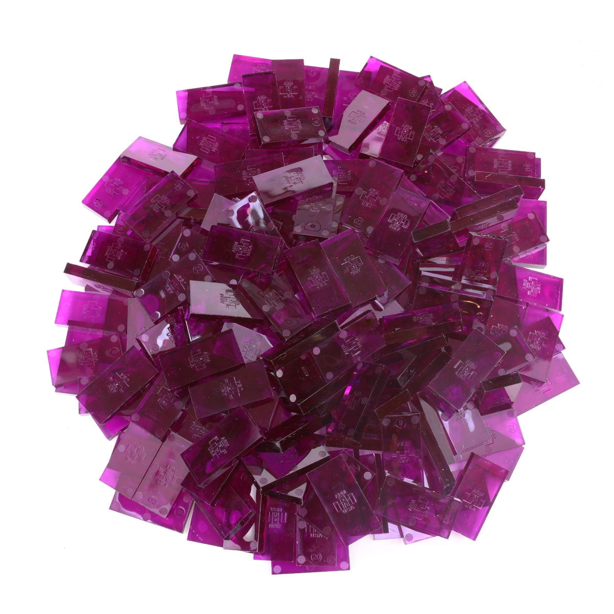 Bulk Dominoes - Clear Purple - 100pcs - Walmart.com