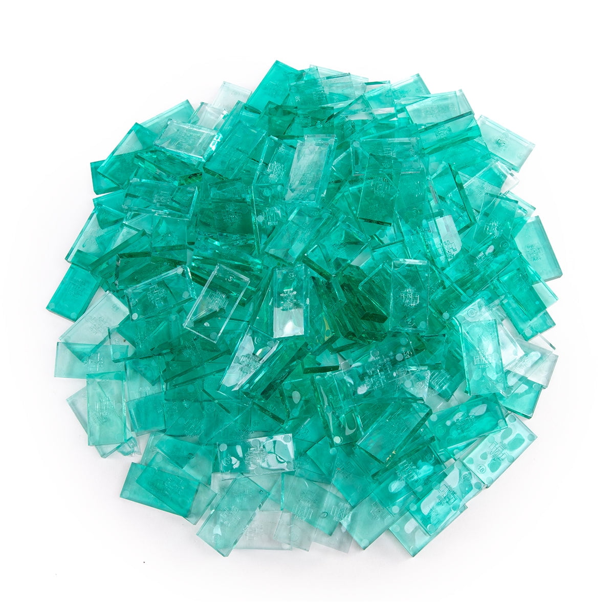 Bulk Dominoes - Clear Teal - 100pcs - Walmart.com