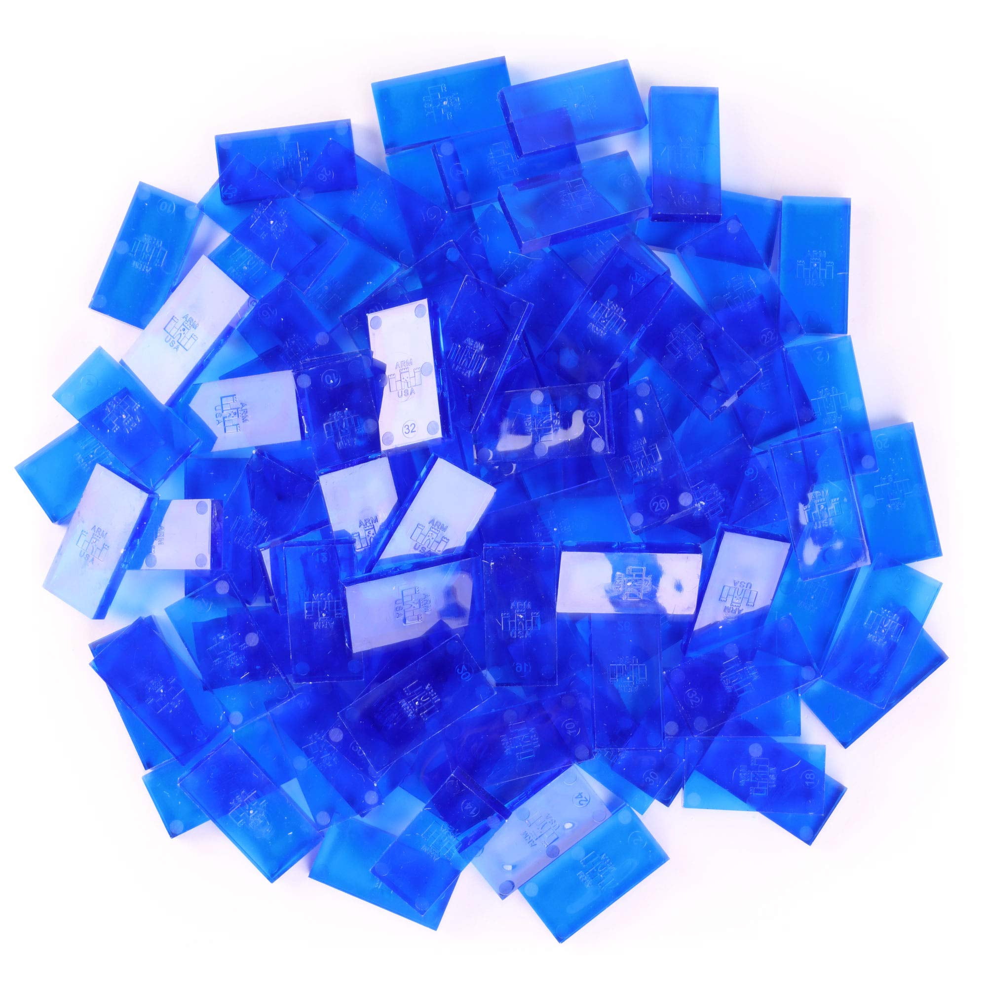 Bulk Dominoes Plastic Bulk 100pcs - Building and Stacking and Chain ...