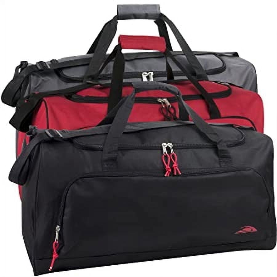 24 Pack 55 Liter Capacity Unisex Duffel Bags with Handle and Luggage ...