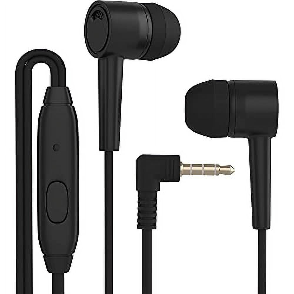 Bulk Earbuds with Microphone, 3.5 mm Headphone Plug, Remote, in-Ear ...
