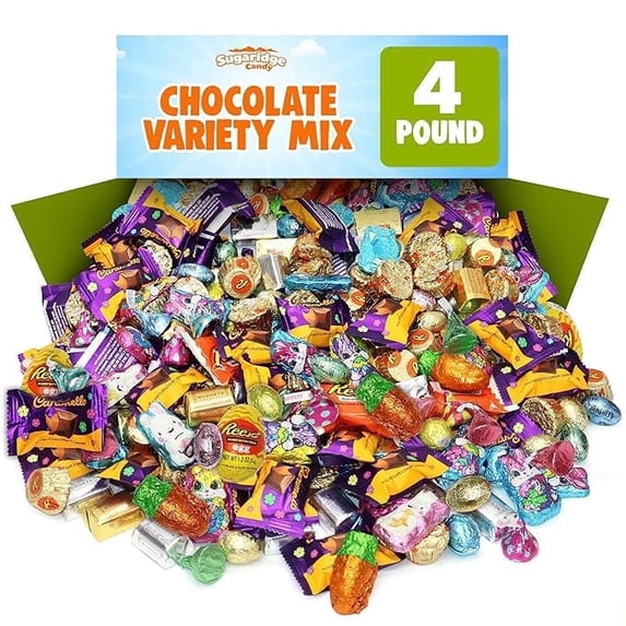 Bulk Easter Candy Bulk - 4 Pound Easter Candy Assorted Chocolate Candy ...