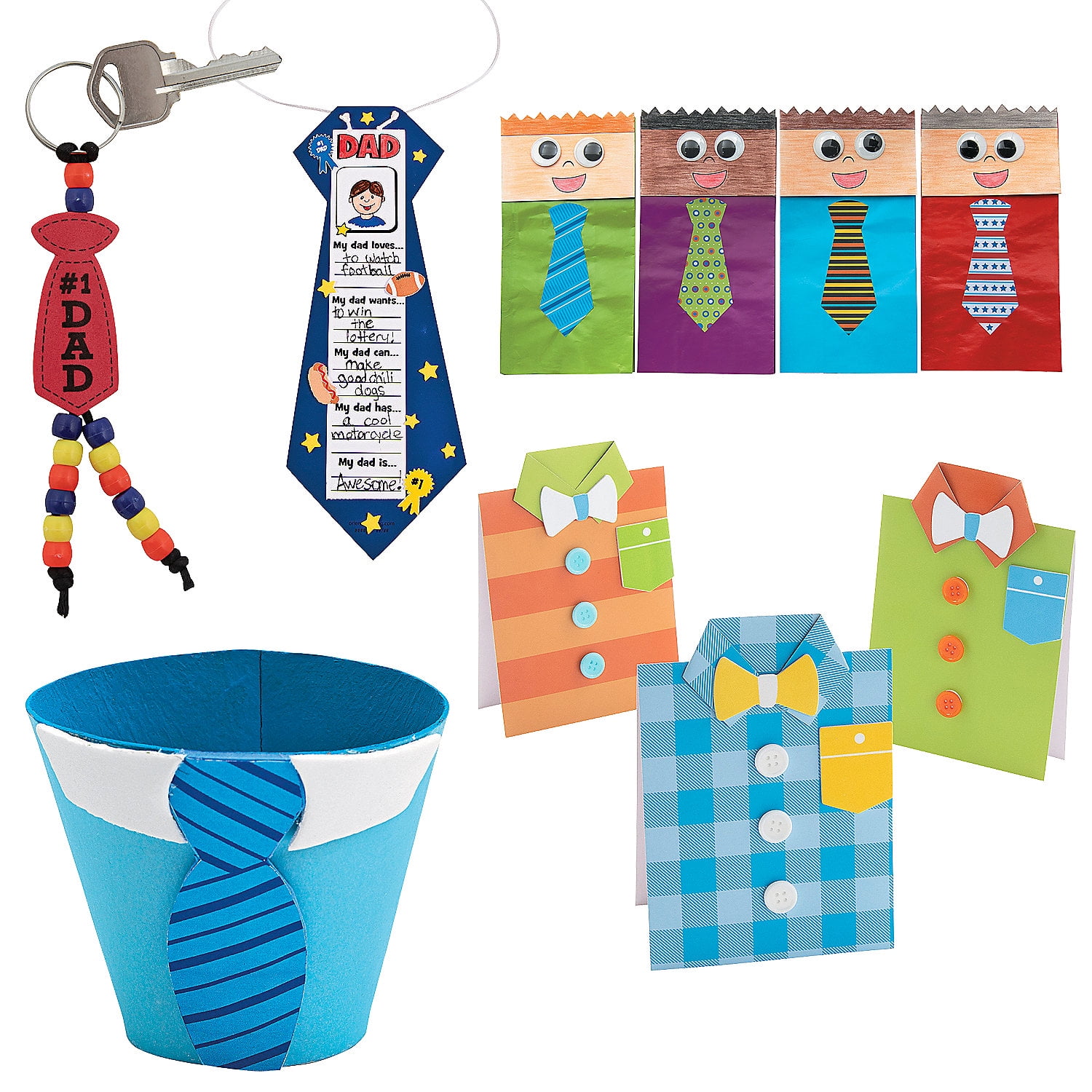 Bulk Father’s Day Craft Kit Assortment – Makes 60 - Walmart.com